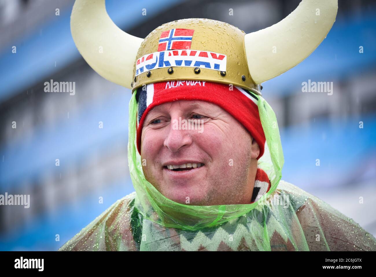 Viking helmet sports fan hi-res stock photography and images - Alamy