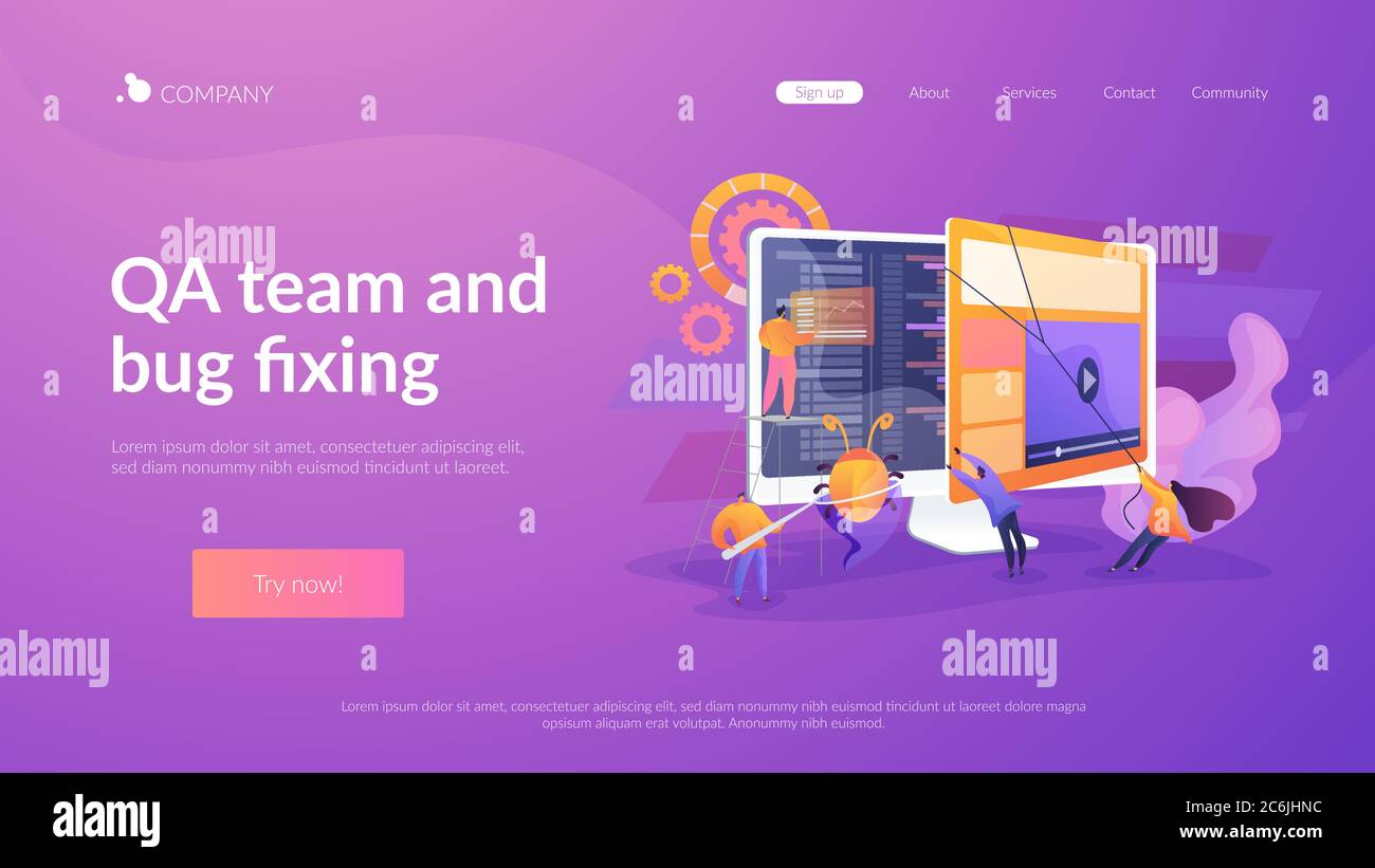 Qa testing Stock Vector Images - Alamy