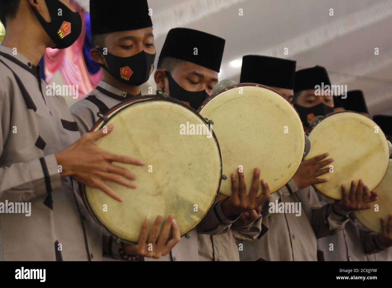 Madiun, Indonesia. 10th July, 2020. A number of students added ...