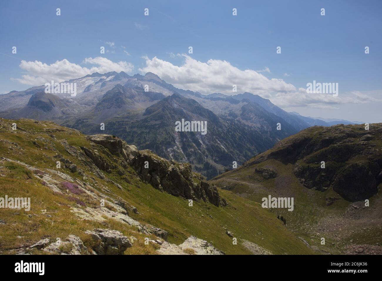 Benasque, Huesca/Spain; Aug. 24, 2017. The Posets-Maladeta Natural Park ...