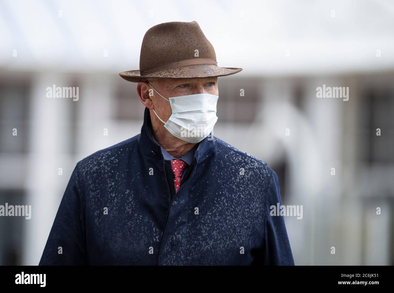 Trainer John Gosden who saddled the first and third placed horses in ...