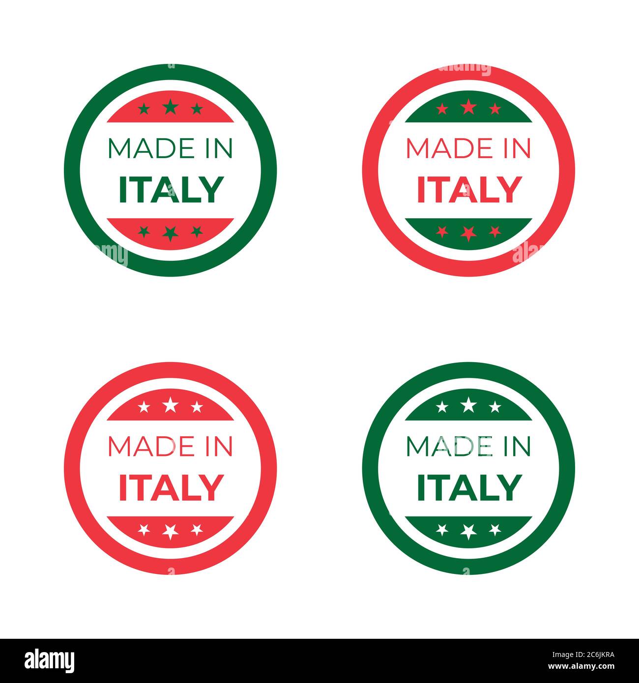 Made in Italy symbol and sign vector design illustration for product ...
