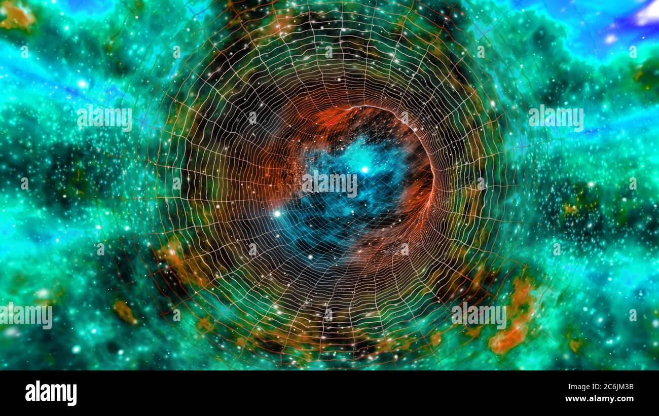 Grid wormhole hi-res stock photography and images - Alamy