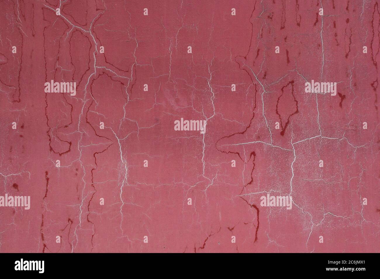 Dark faded red painted cracked metal wall texture. Distress Grunge ...
