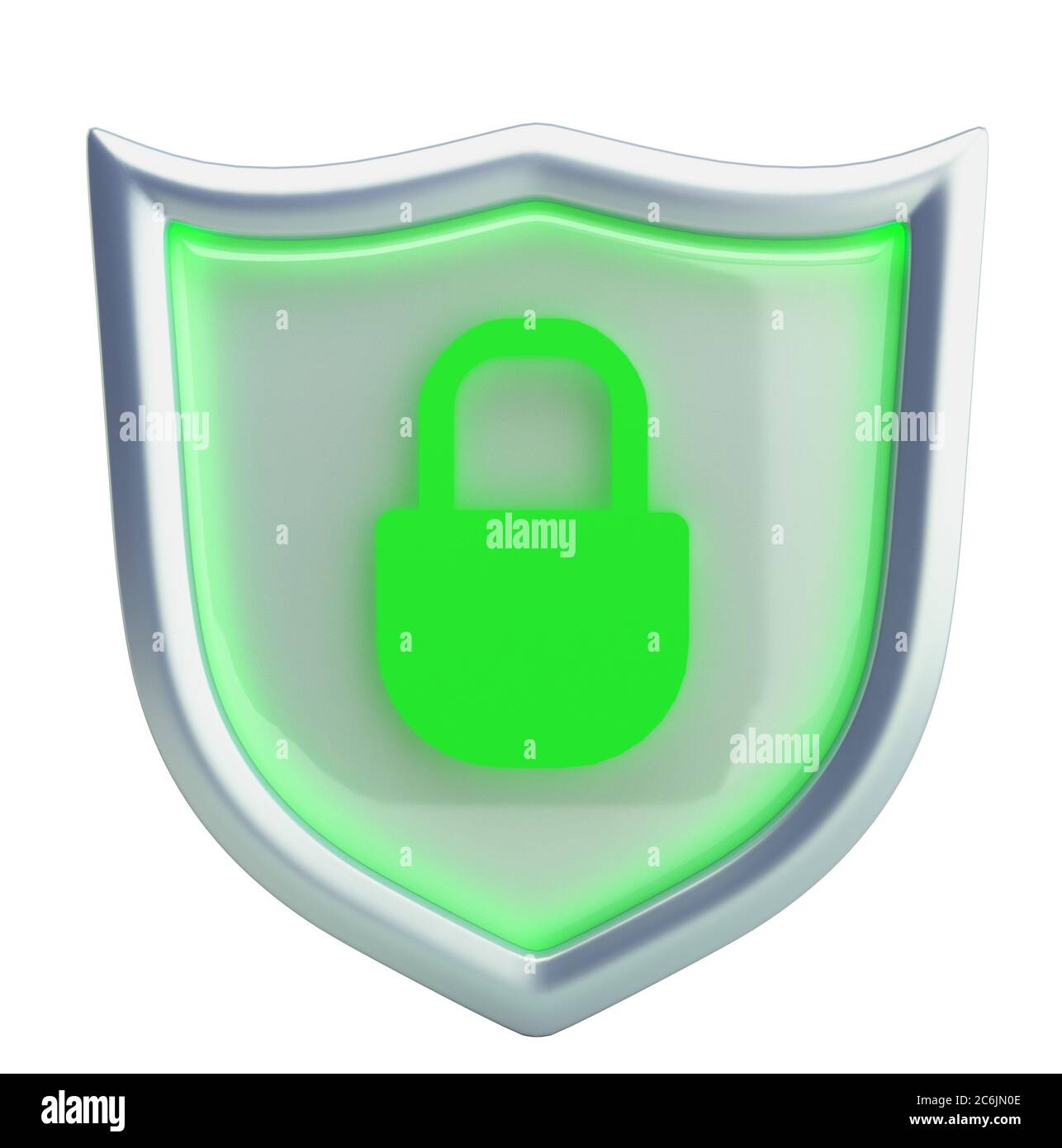 secure resource concept safety sign 3d render on white no shadow Stock ...