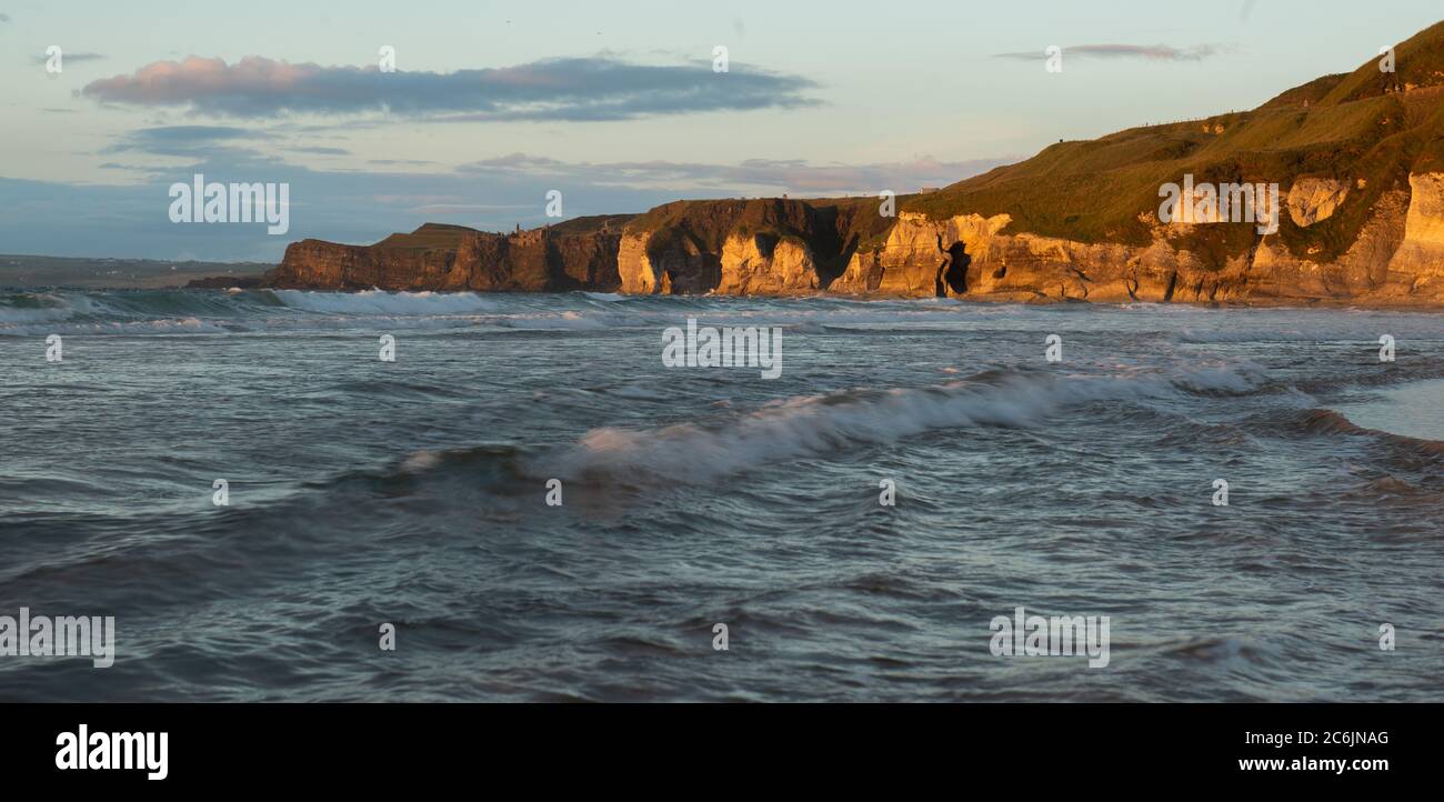 White rocks sea cliffs portrush hi-res stock photography and images - Alamy