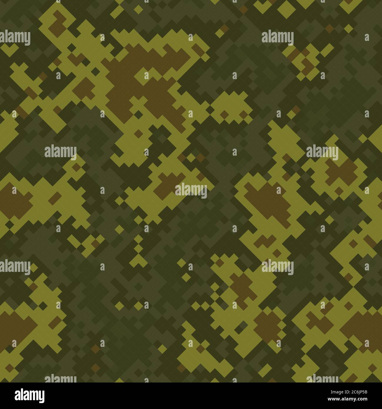Seamless digital woodland pixel camo texture vector for army textile ...