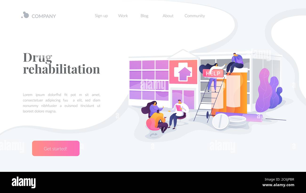 Drug rehabilitation center Stock Vector Images - Alamy