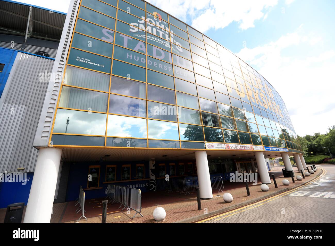 A general view of the John Smith's Stadium, Huddersfield Stock Photo ...