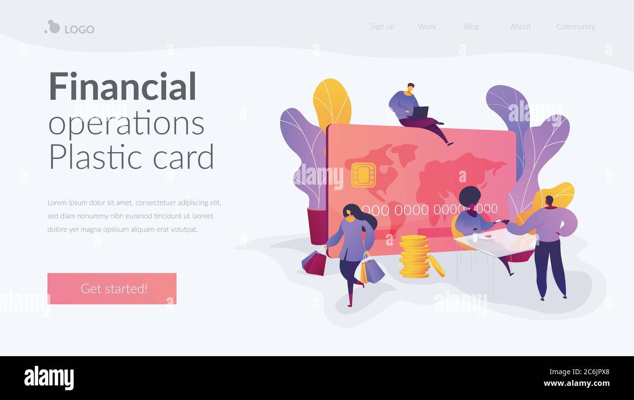 Landing card Stock Vector Images - Alamy