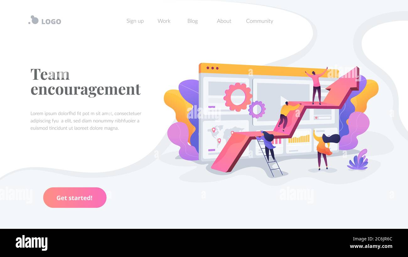 Motivation layout Stock Vector Images - Alamy