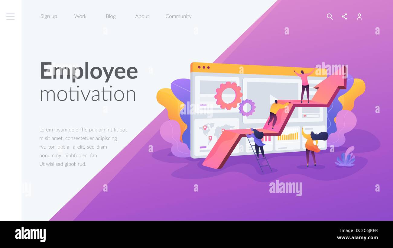 Motivation layout Stock Vector Images - Alamy