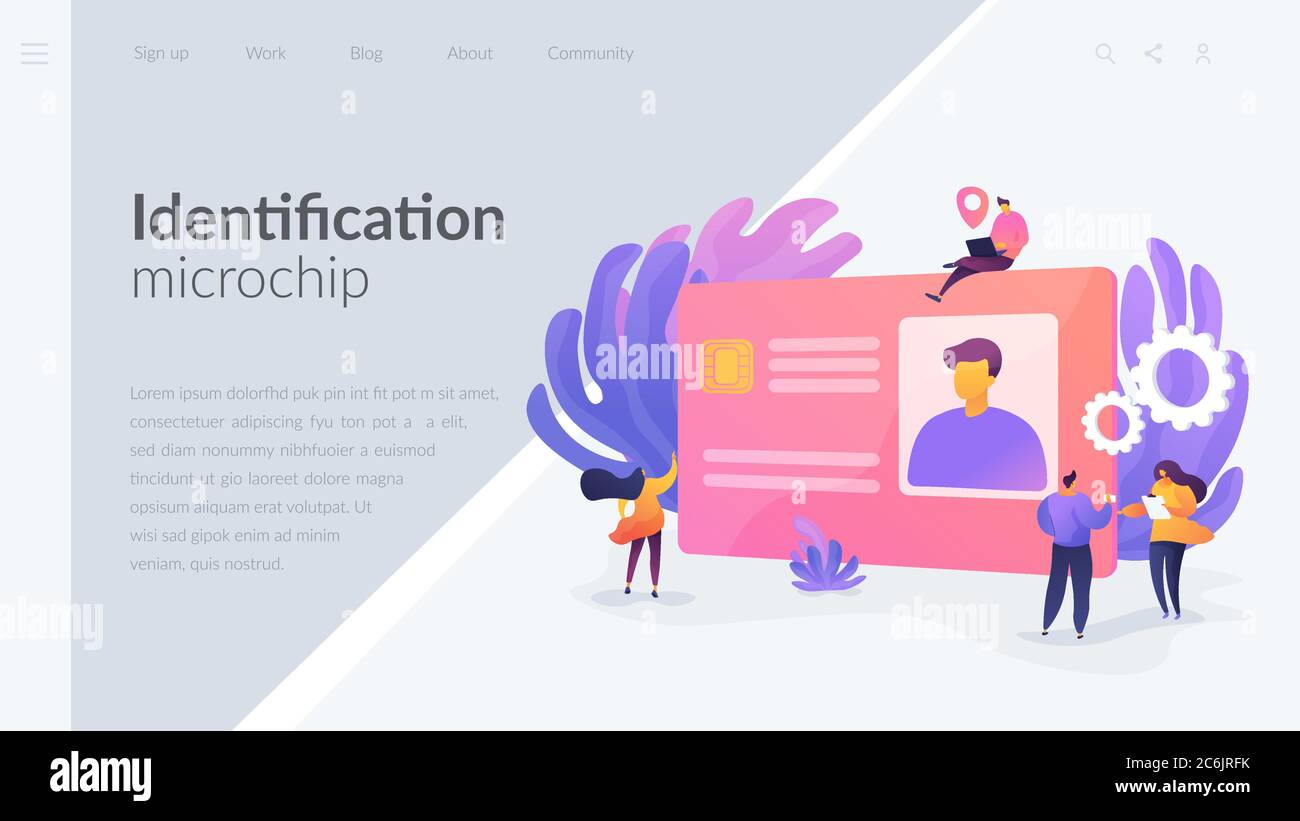 Smart id card web hi-res stock photography and images - Alamy