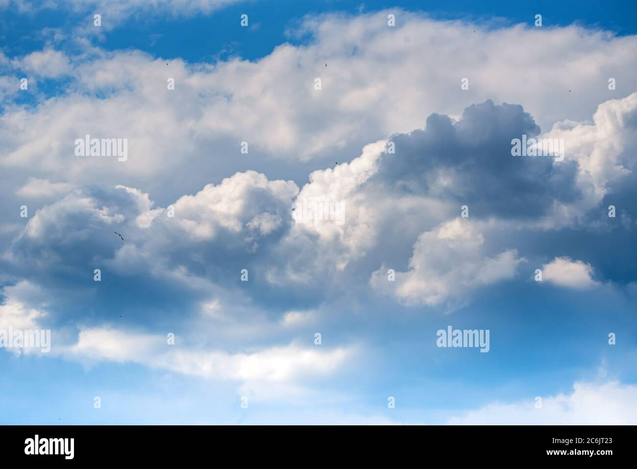 Beautiful natural background with skyscape and clouds Stock Photo - Alamy