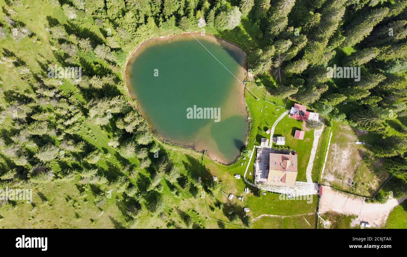 Overhead shot beautiful turquoise lake hi-res stock photography and ...