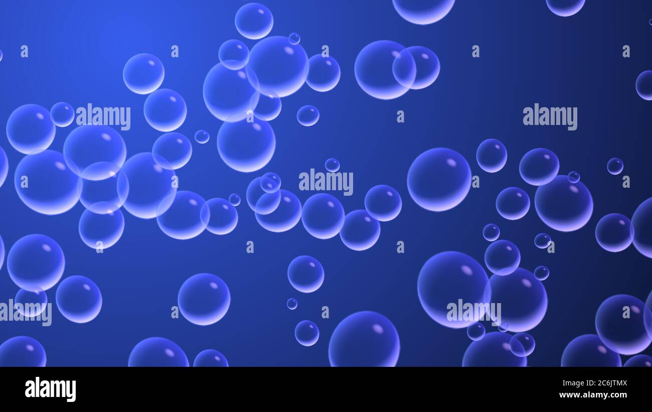 bubble color 3d render, abstract color background Stock Photo - Alamy