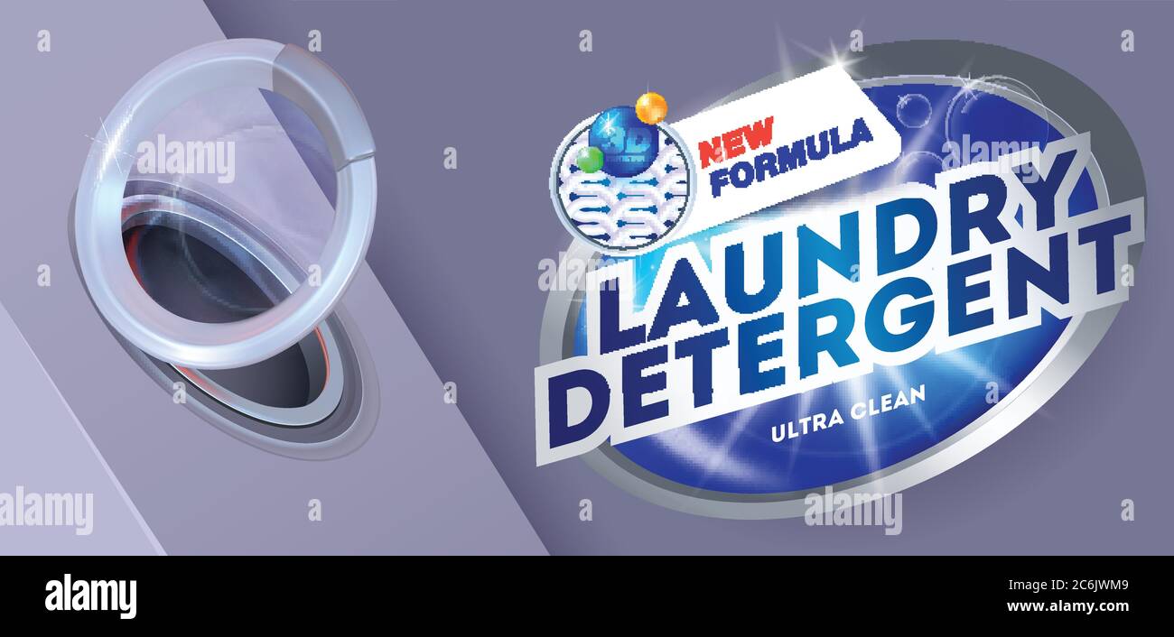 Cleaning Liquid Detergent Stock Vector Images - Alamy