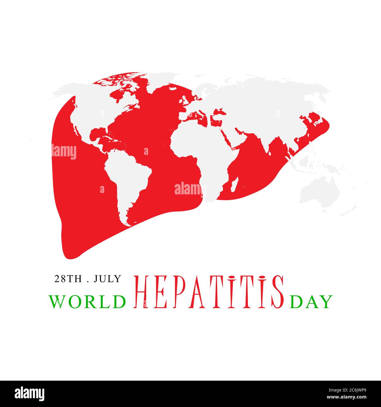 Illustration of World Hepatitis Day. Happy world hepatitis day ...