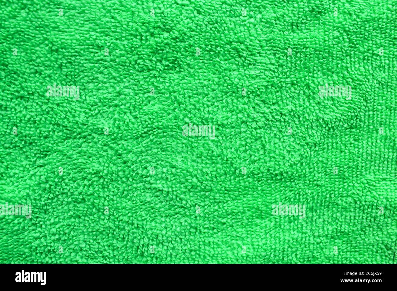 Green fabric/ fiber background/ wallpaper/ texture close-up Stock Photo ...