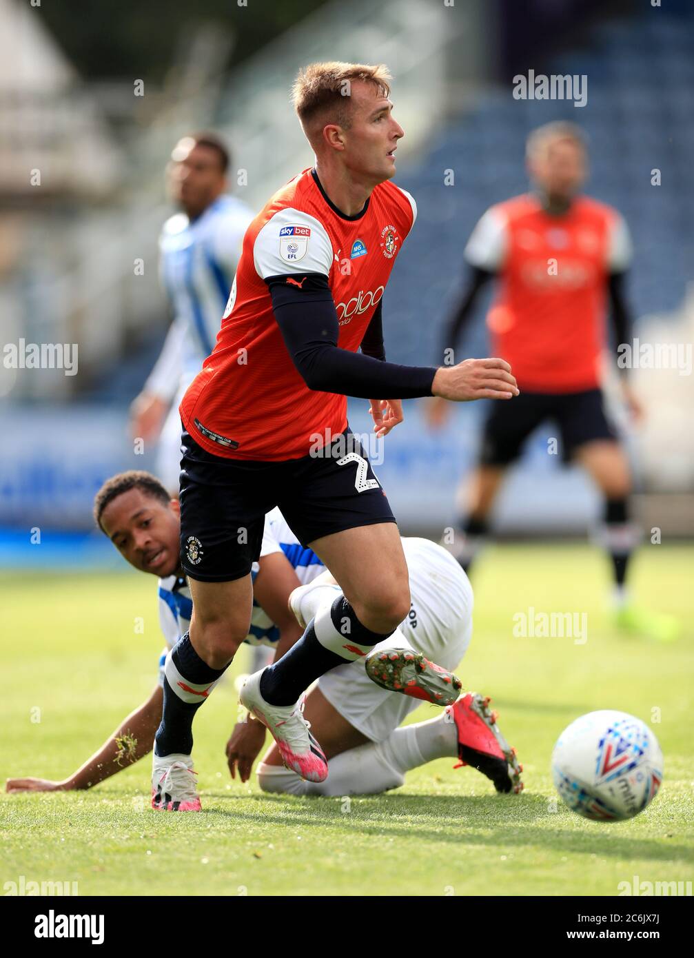 Luton Town's James Bree during the Sky Bet Championship match at John ...