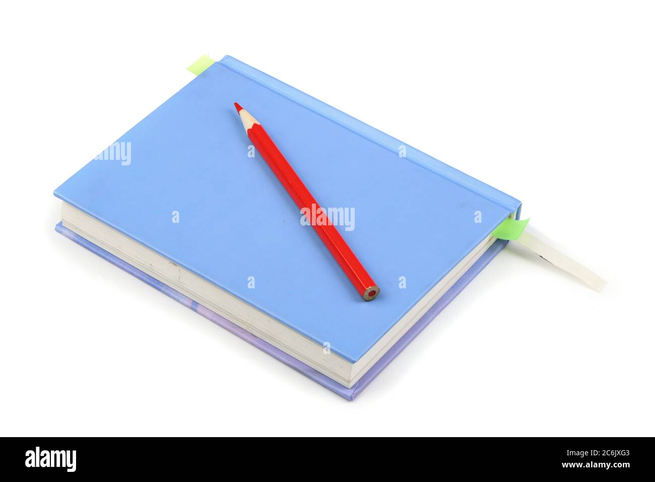 Close diary isolated on white background. High resolution photo. Full ...