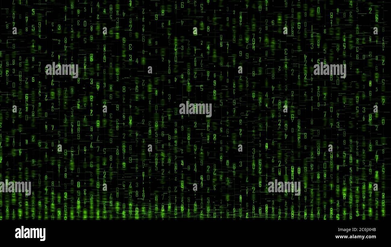 Abstract background, digital data matrix light illustration Stock Photo ...