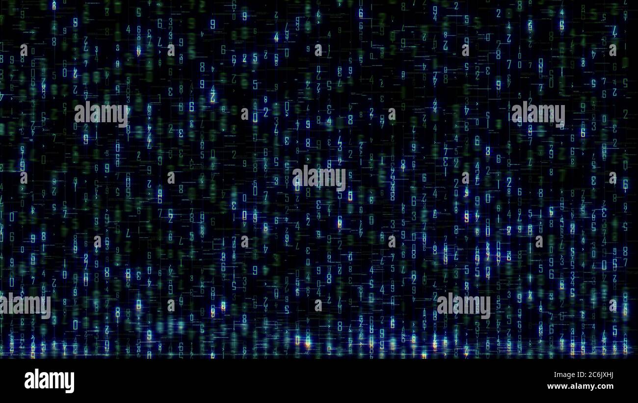 Abstract background, digital data matrix light illustration Stock Photo ...