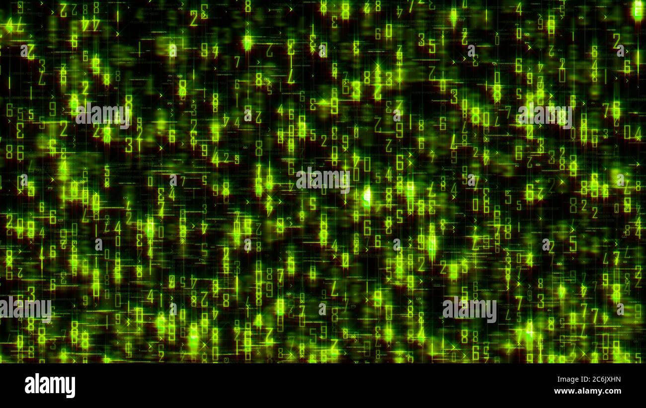 Abstract background, digital data matrix light illustration Stock Photo ...