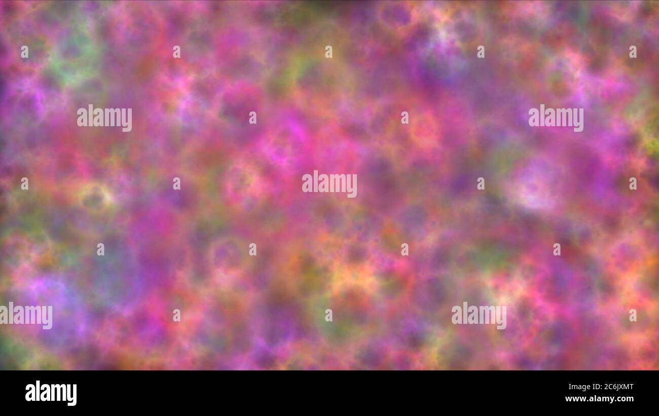 Colorful nebula gas clouds fog, abstract illustration Stock Photo - Alamy