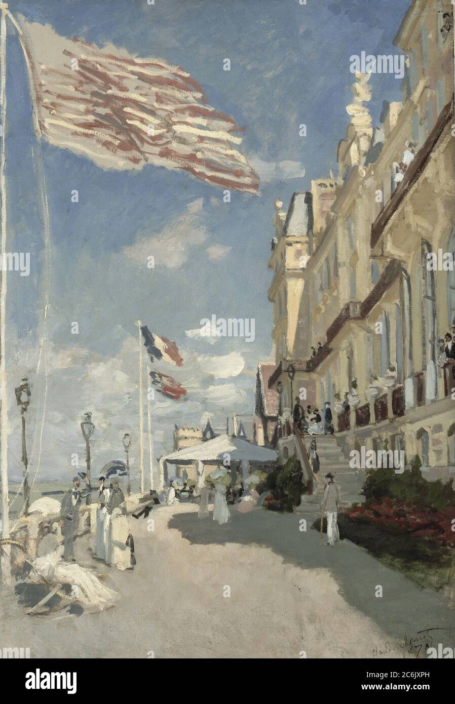 Oil painting from the famous master impressionist painter Claude Monet ...