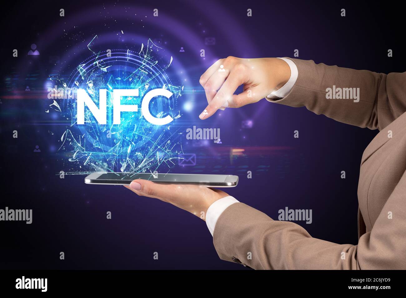 Nfc symbol hi-res stock photography and images - Alamy