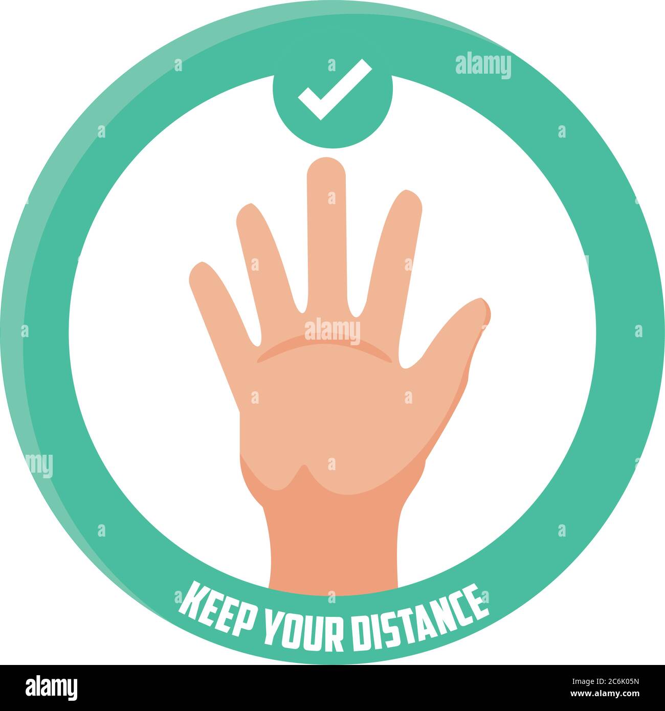 stop sign, avoid infection by coronavirus or covid 19 vector ...