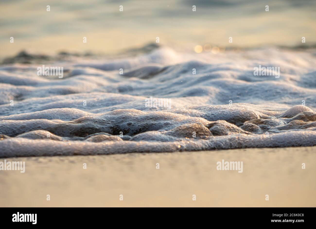 wave splash sea beach macro, close up Stock Photo - Alamy