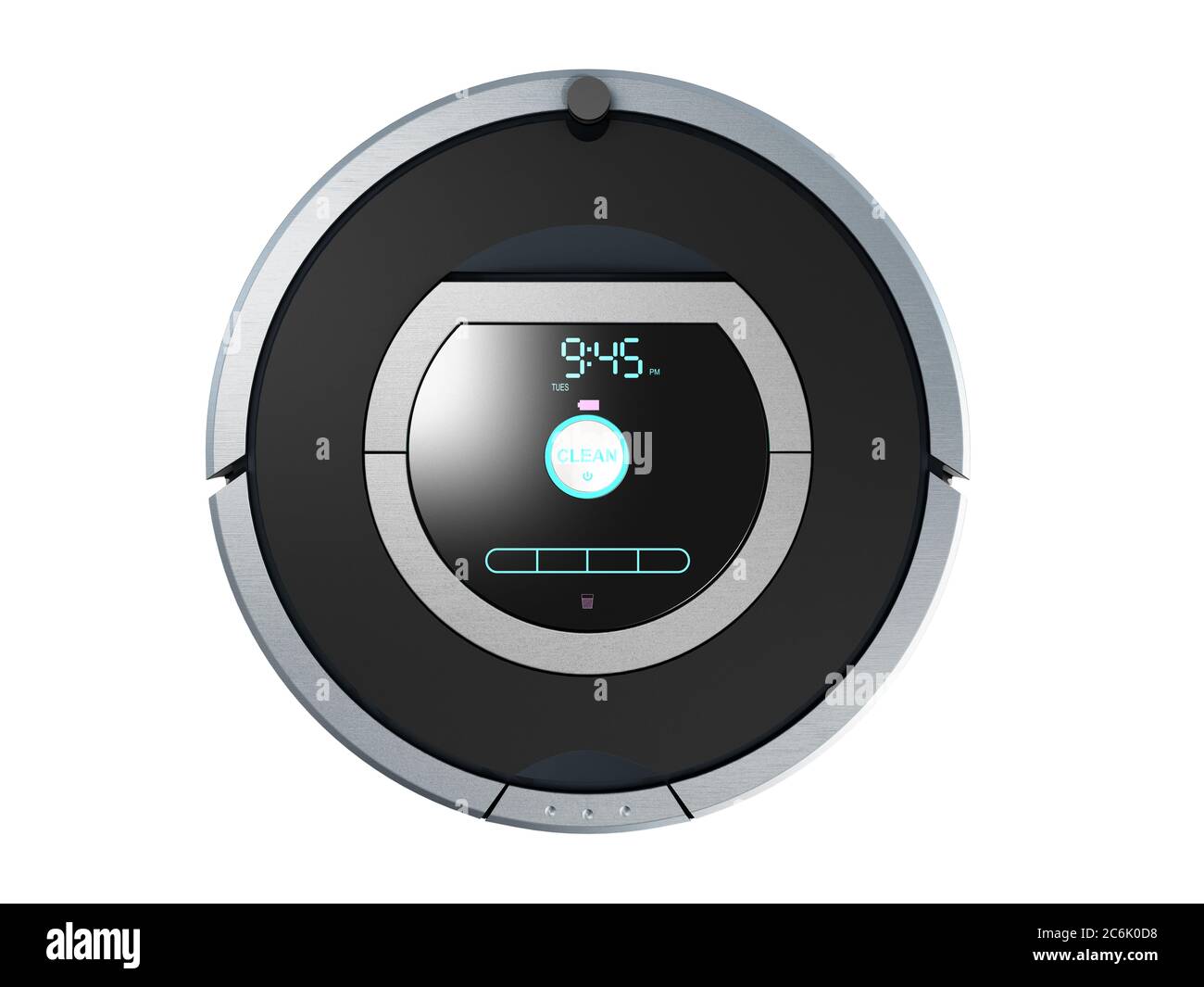 3d robot vacuum on Cut Out Stock Images & Pictures - Alamy