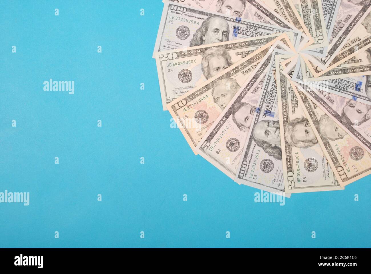 Abstract money background raster pattern repeat circle on green ...