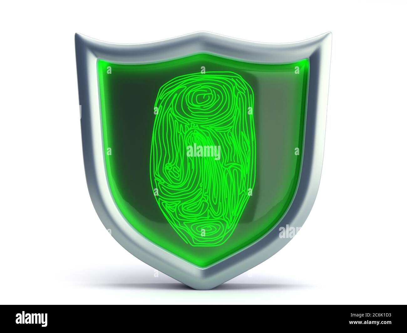 secure resource concept safety sign 3d render on white Stock Photo - Alamy
