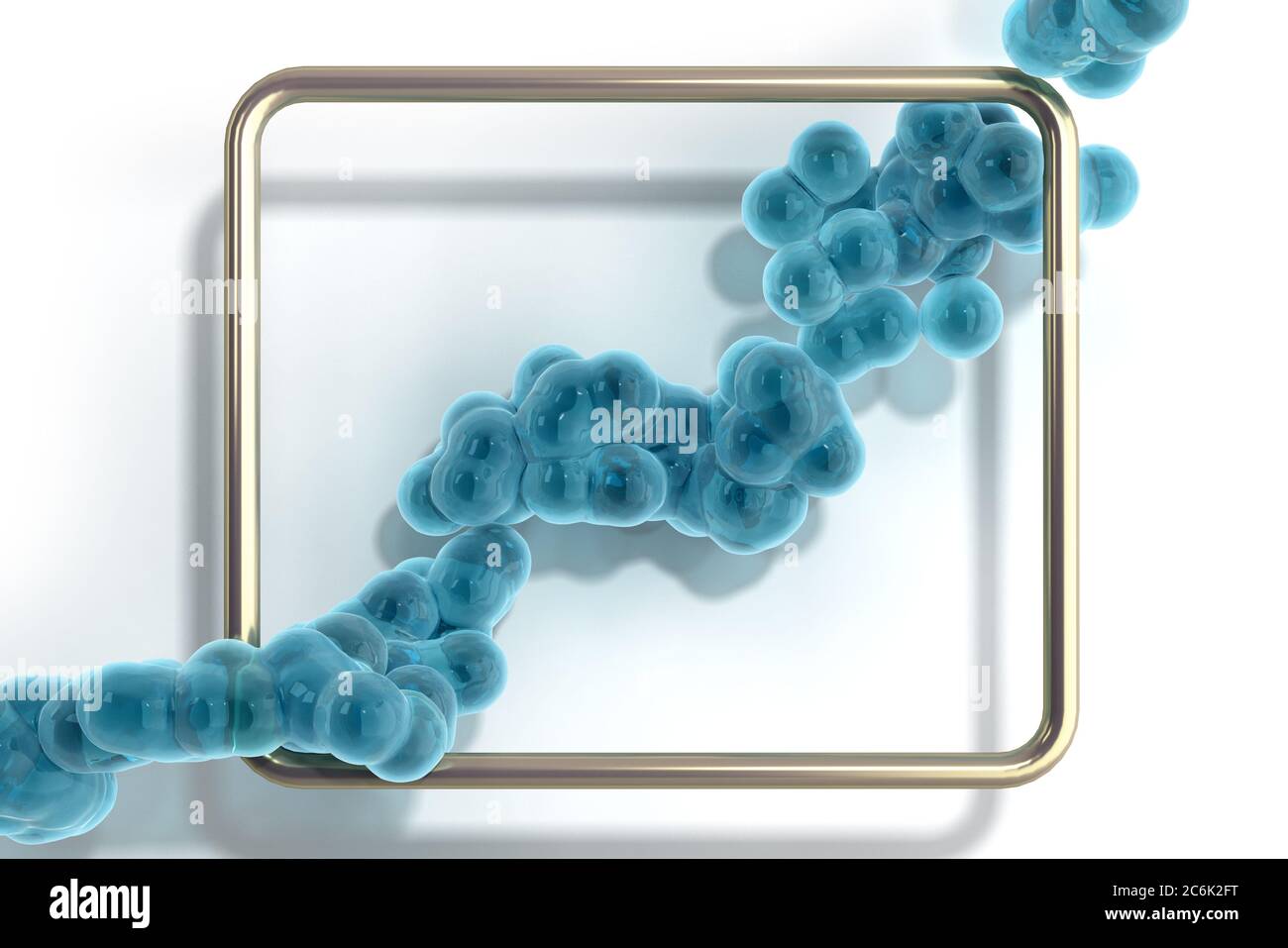 abstract light color frame as background with soft color balls 3d ...