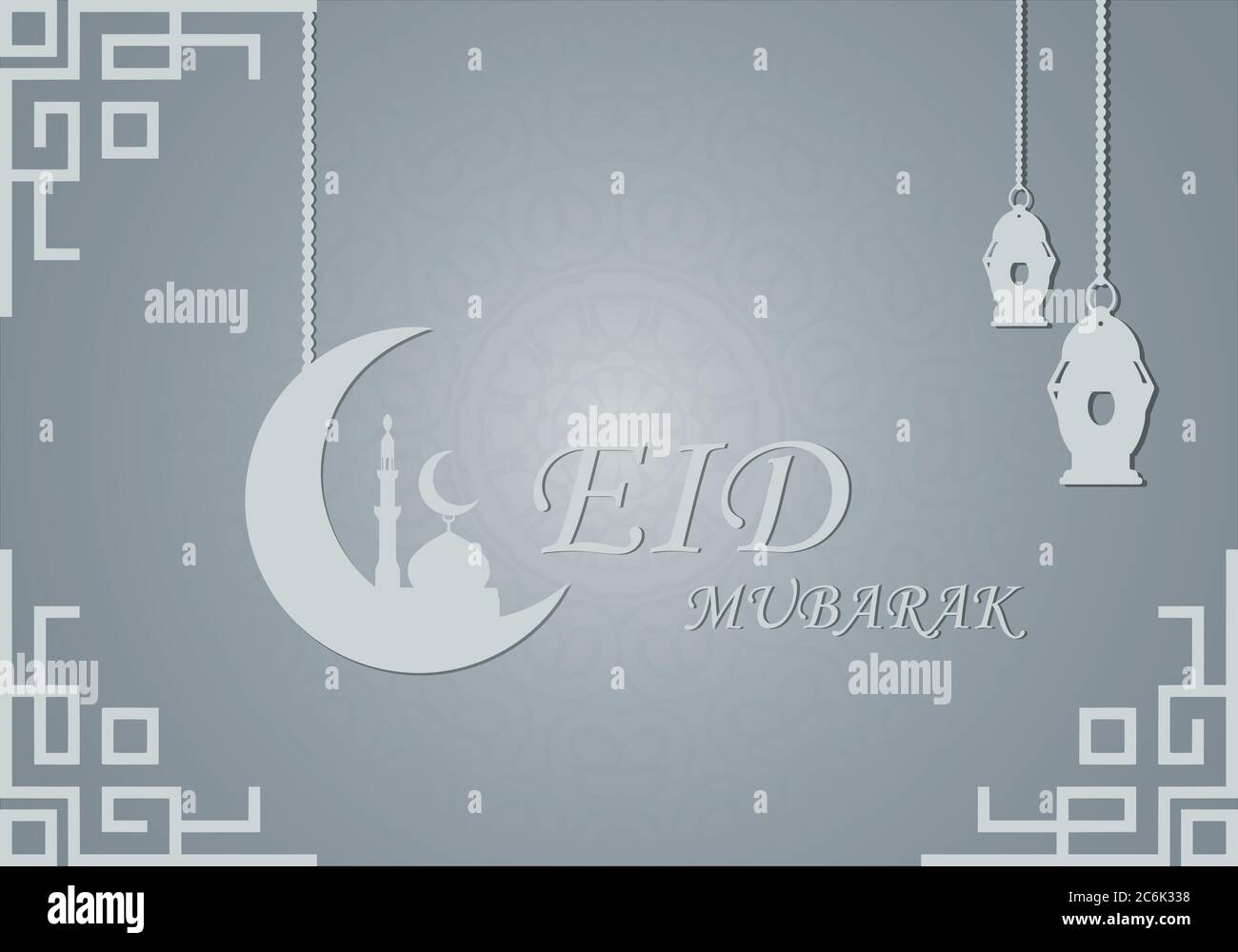 Eid Mubarak Minimal Design.Eid Mubarak islamic design Stock Vector ...
