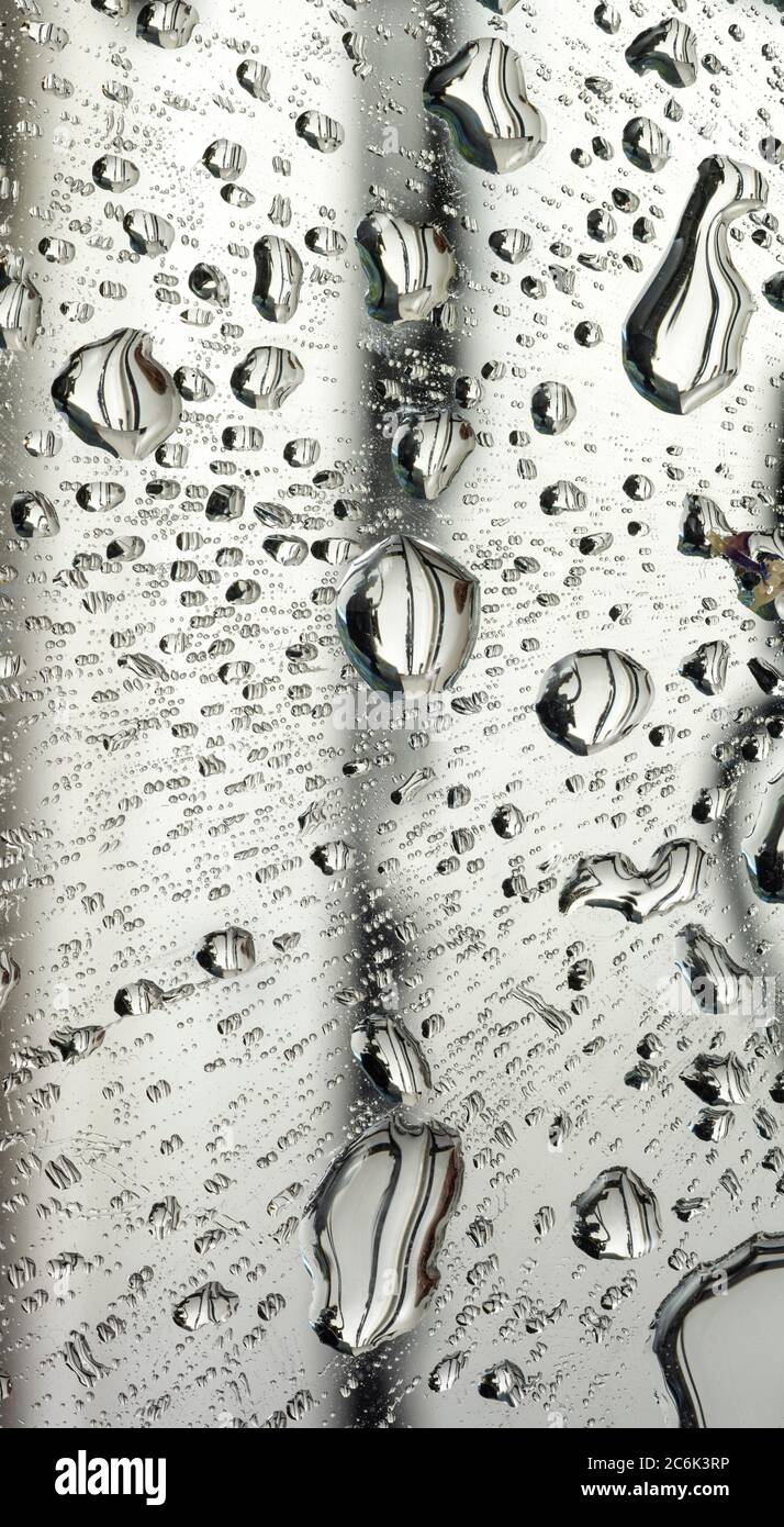 Colour infused water droplets, bubbles, natural environmental portrait ...