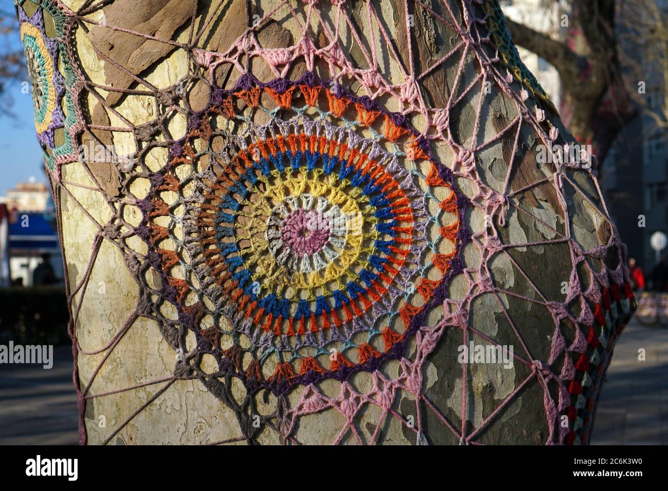 Knitted tree hi-res stock photography and images - Alamy