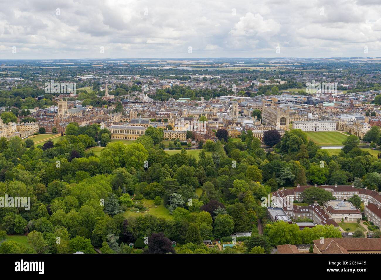 Cambridge backs aerial hi-res stock photography and images - Alamy