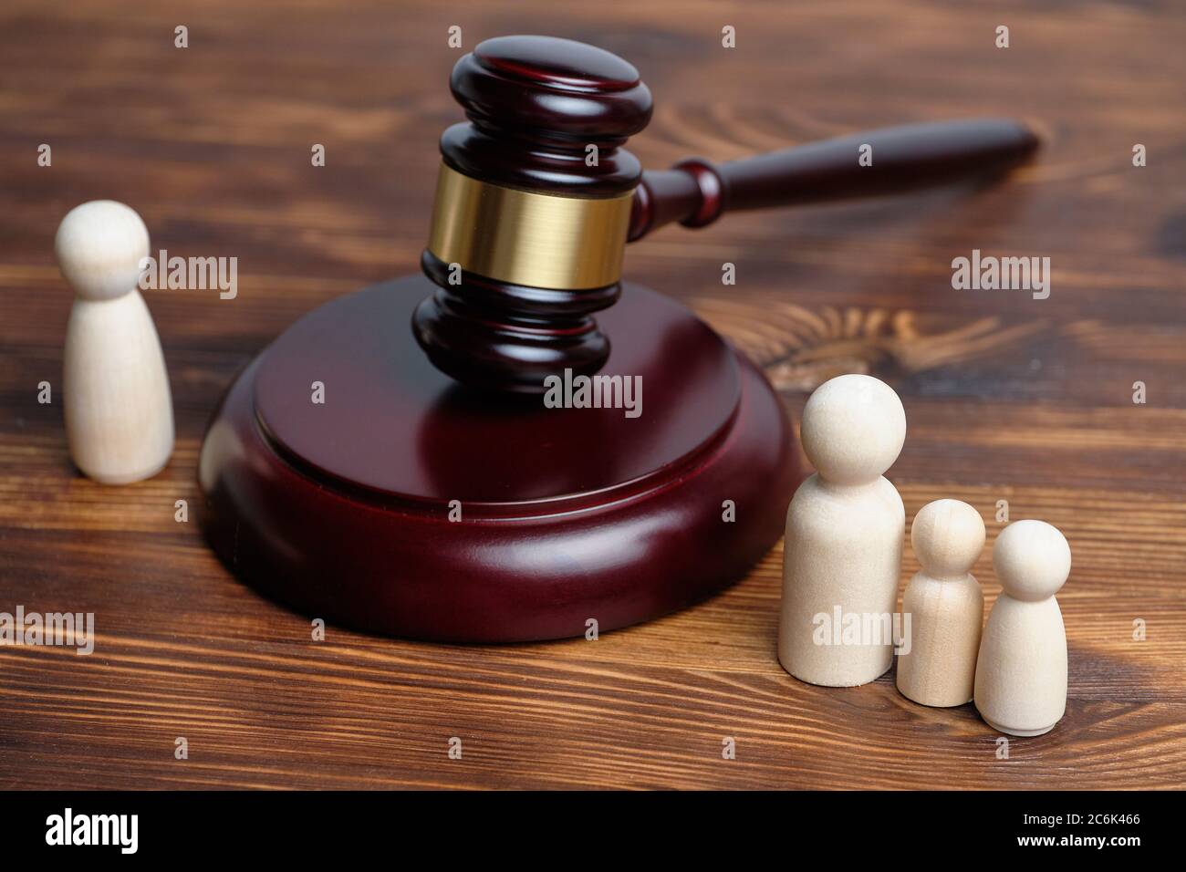 The concept of maternity disenfranchisement. Abstract figures of men ...