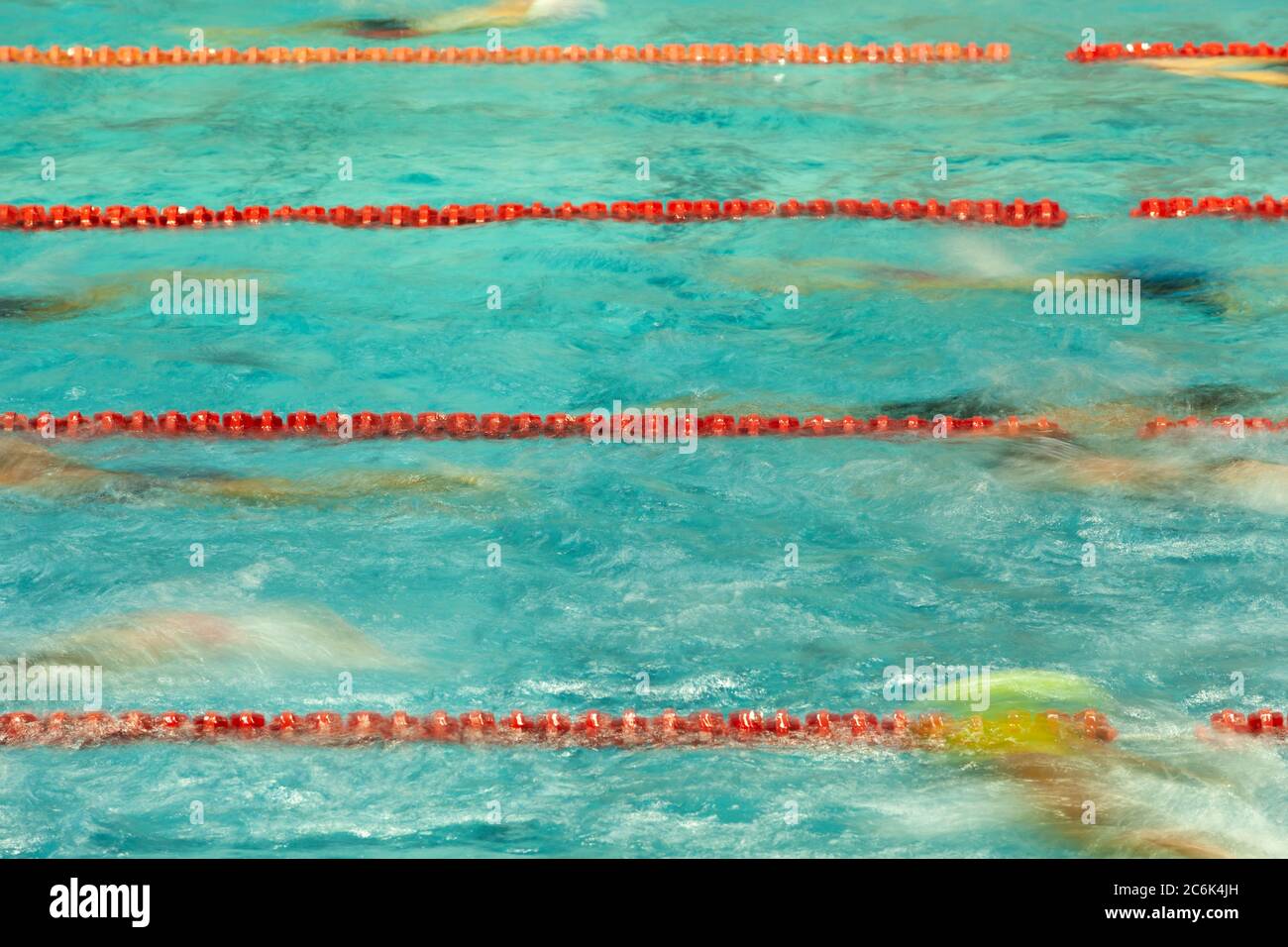 Swim meet warm up hi-res stock photography and images - Alamy