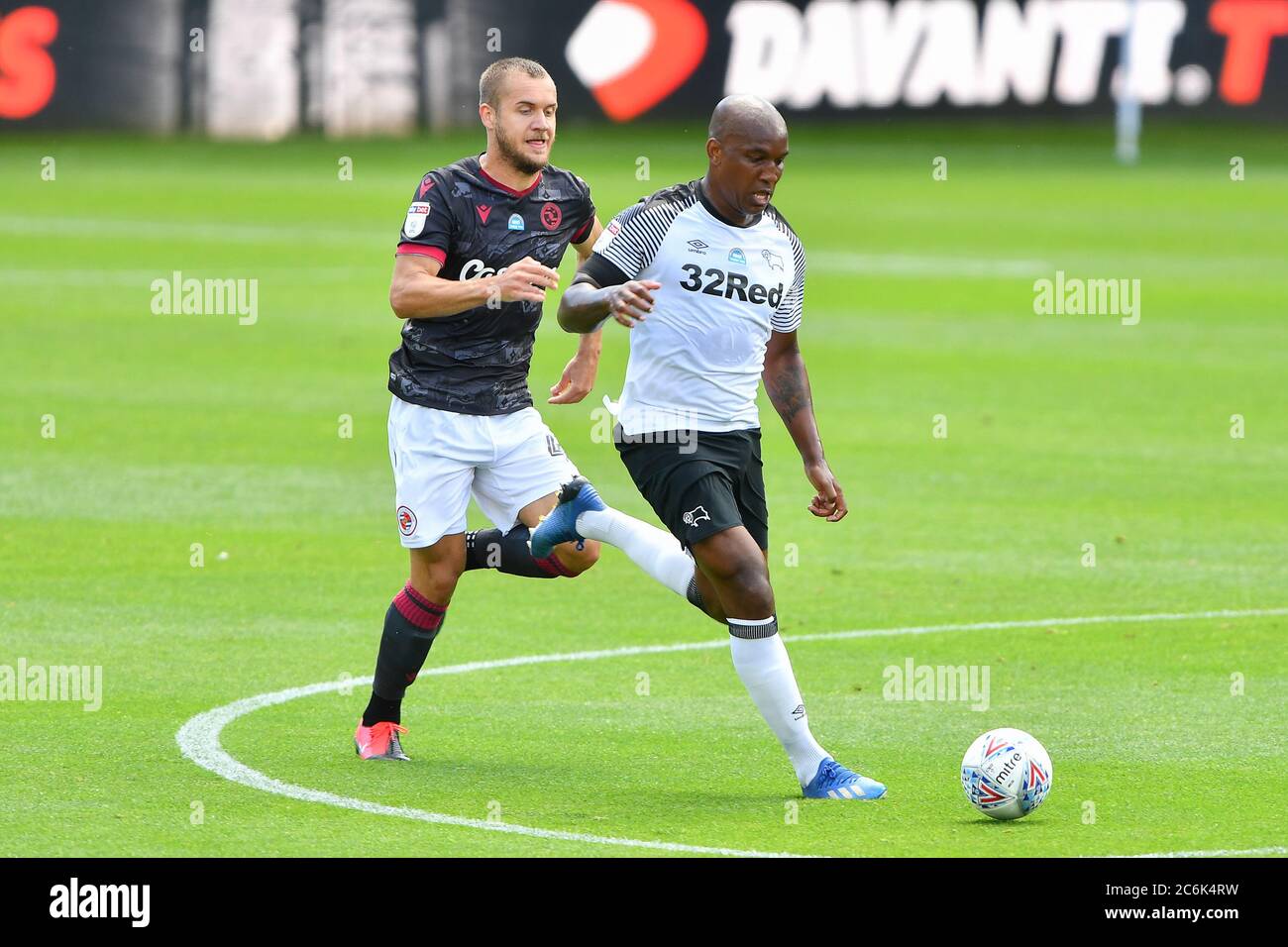 Andre Wisdom (2) of Derby County Stock Photo - Alamy