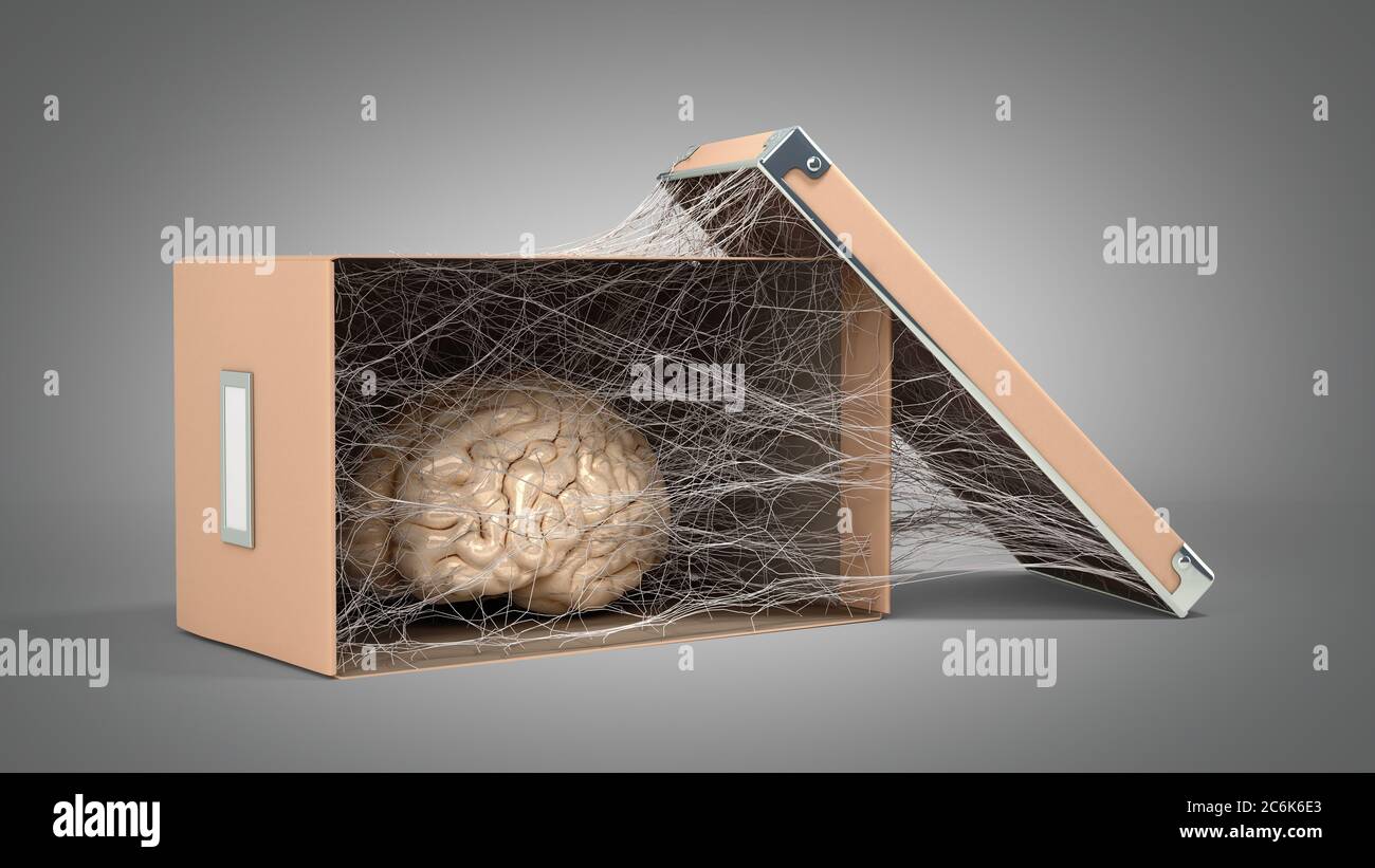 concept of abandoned mind or degradation of the mind brain in a ...