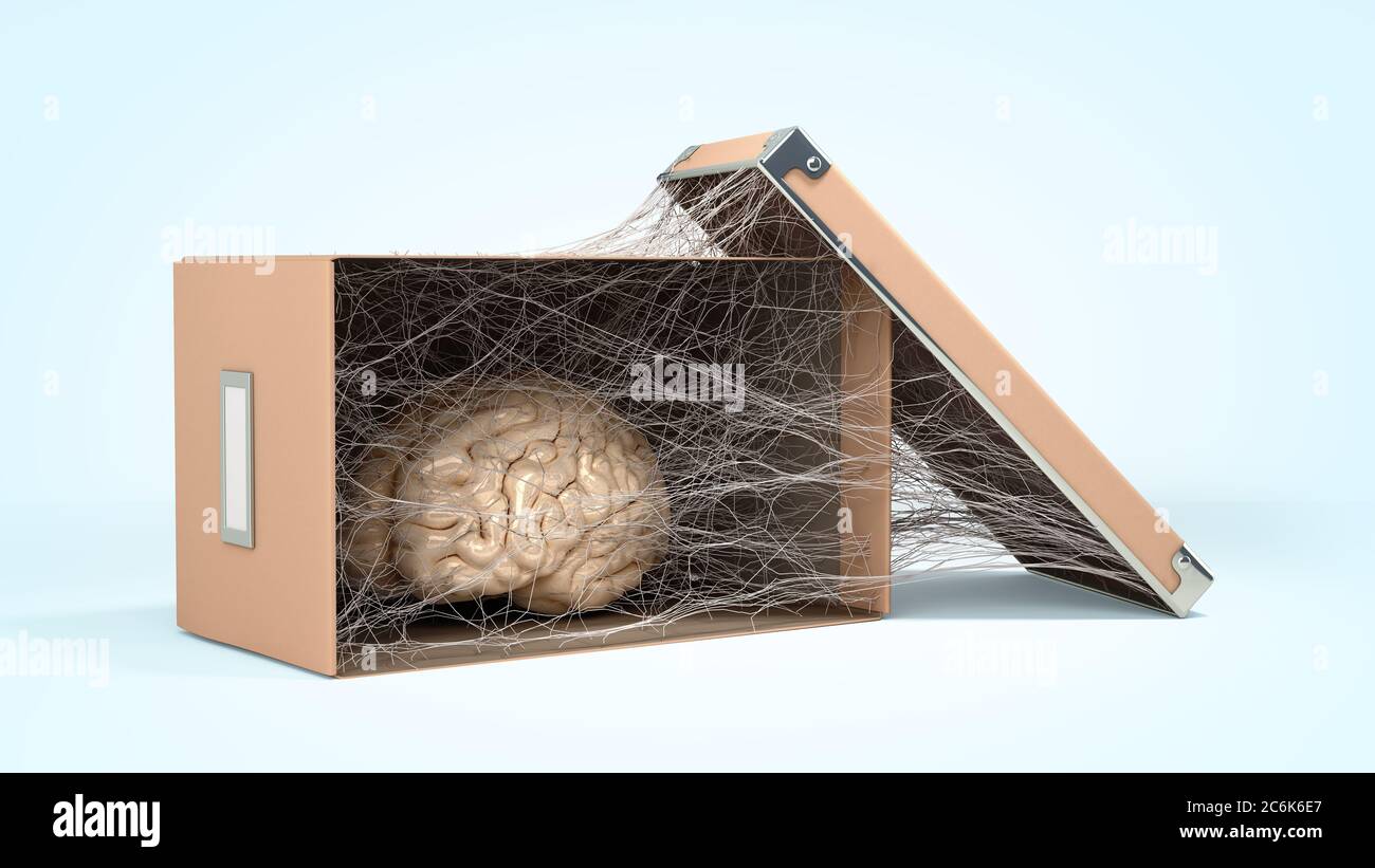 concept of abandoned mind or degradation of the mind brain in a ...