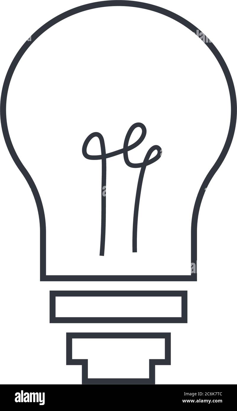 Bulb logo vector ilustration template Stock Vector Image & Art - Alamy