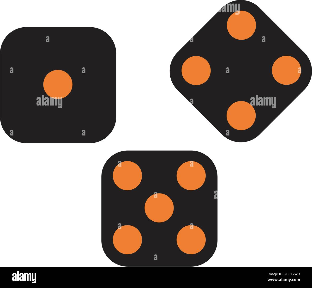 dice icon template vector design Stock Vector Image & Art - Alamy