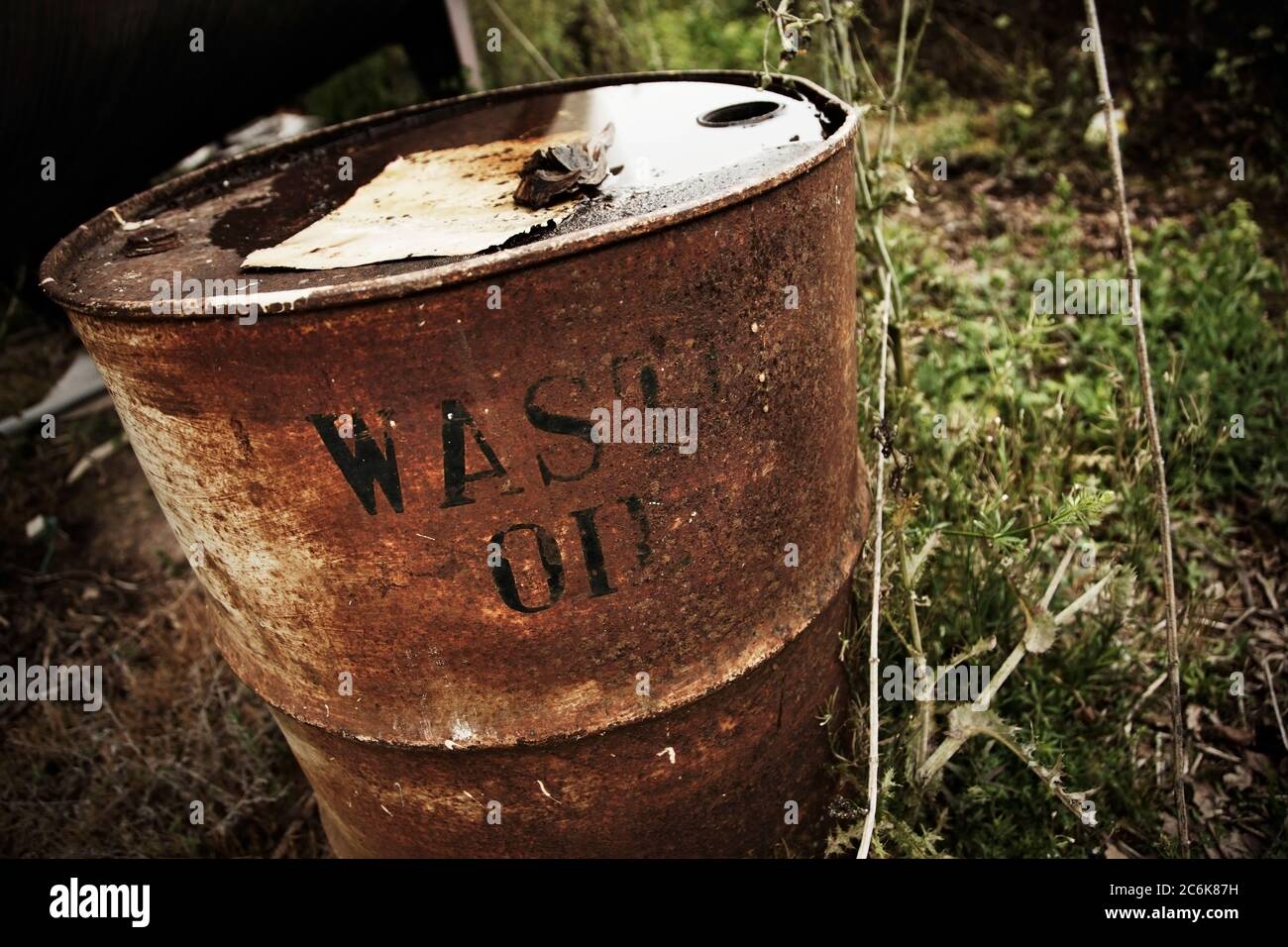 Old Oil Drum High Resolution Stock Photography and Images - Alamy