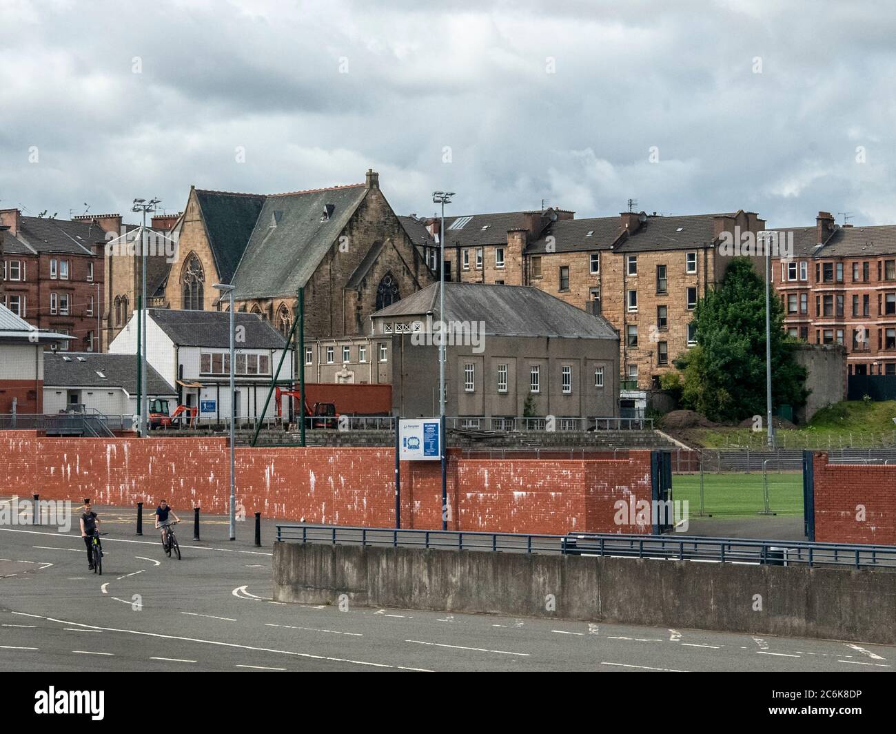 Glasgow, Scotland, UK. 9th July 2020: Redevelopment of Lesser Hampden ...